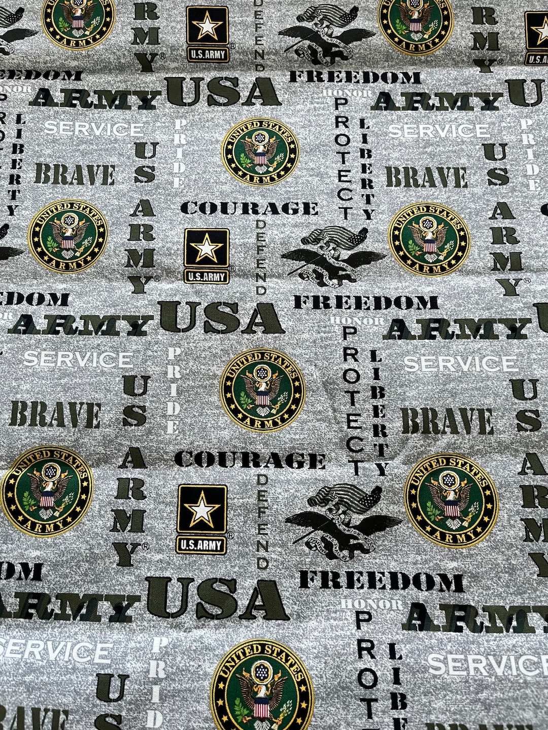 1 Yard U S Army Fabric Sykel Enterprises Fabrique Innovations Army ...
