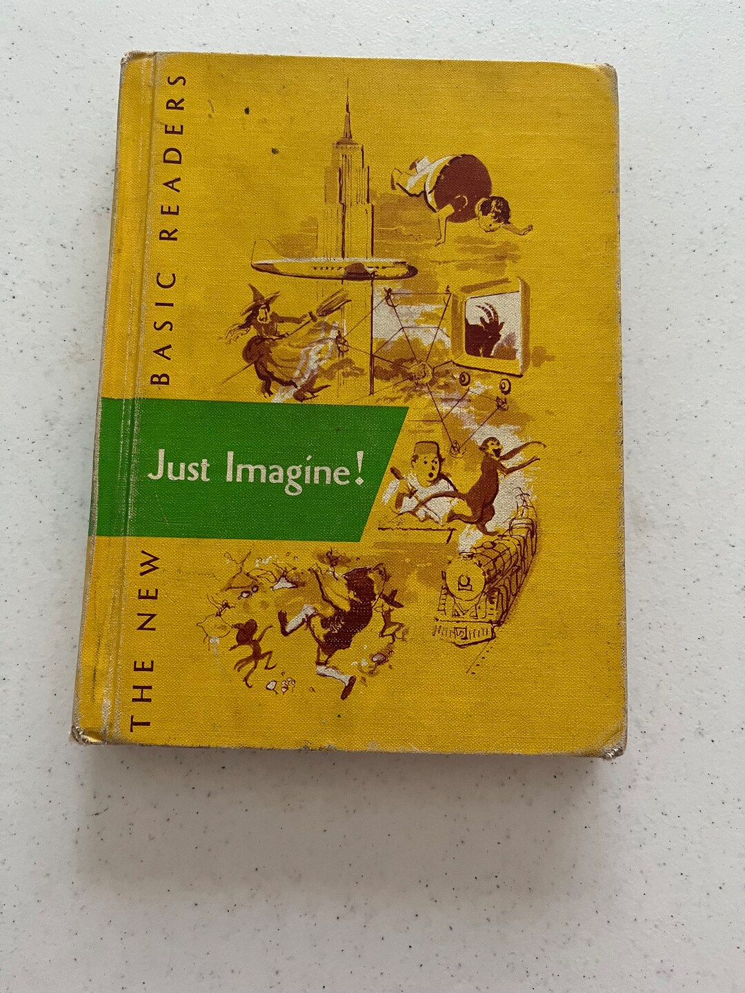 Vintage 1953 Just Imagine, the New Basic Readers, Hardcover, Early ...