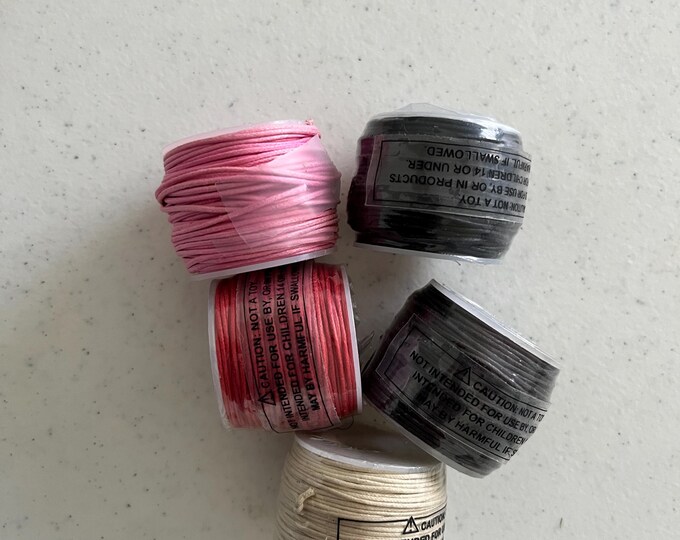 5 Rolls CWC Cord for Jewelry, Made in Italy, 4 Unopened - Etsy