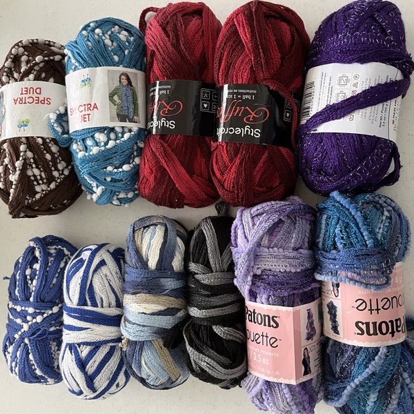 Ruffle Scarf Yarn - Etsy