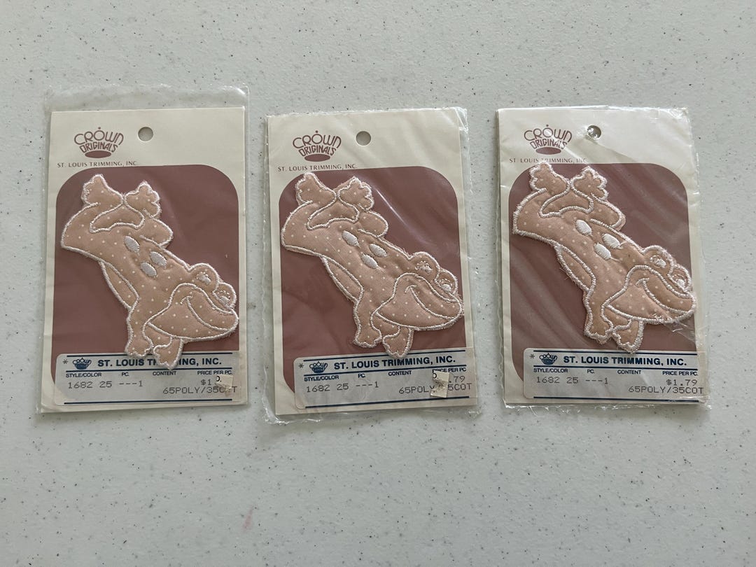 3 Vintage Frog Appliques, Crown Originals, St. Louis Trimming, NIP - Etsy