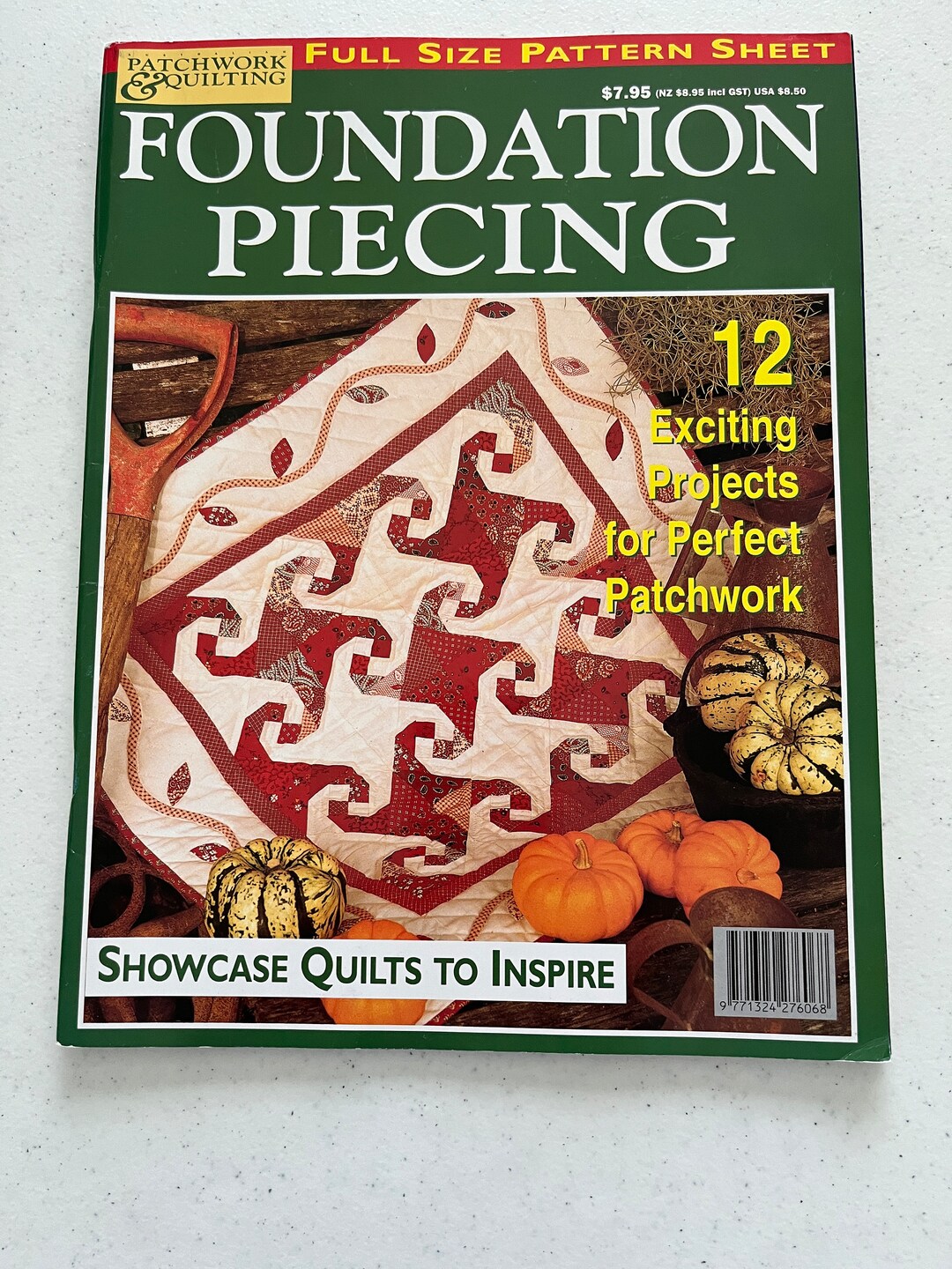 1997 Foundation Piecing, Patchwork Quilting Magazine. 12 Projects for ...