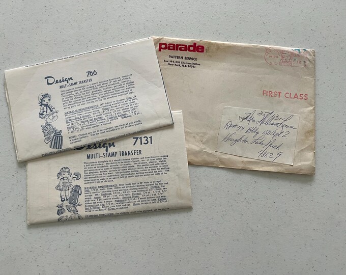 Vintage Mail Order Doll Patterns: Vintage Iron on Transfers Design 7131 ...