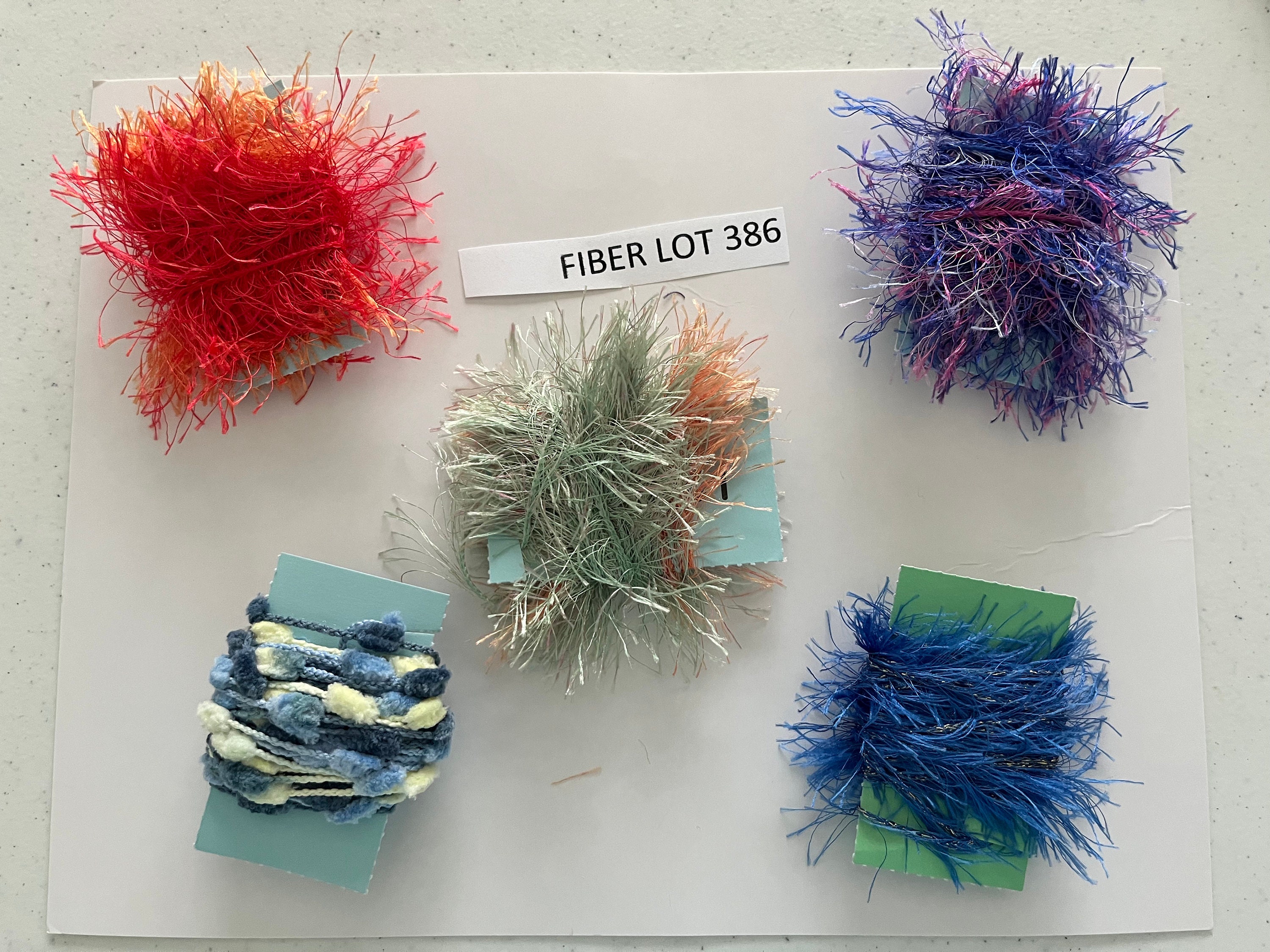 Eyelash Fun Yarn, 50 Yards, 10 Colors, Fiber Arts, Weaving, Journal ...