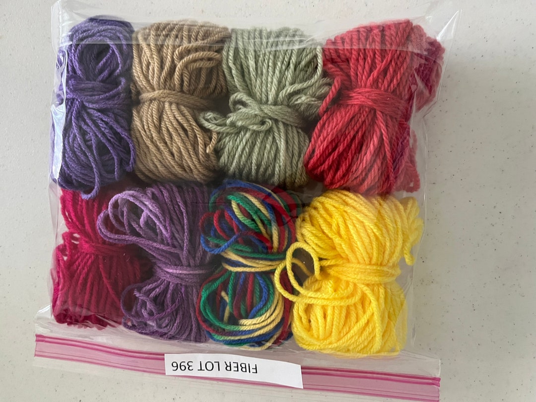 200 Yards, 8 Bright Colors Yarn Bundle, Fiber Arts, Scrapbooking ...