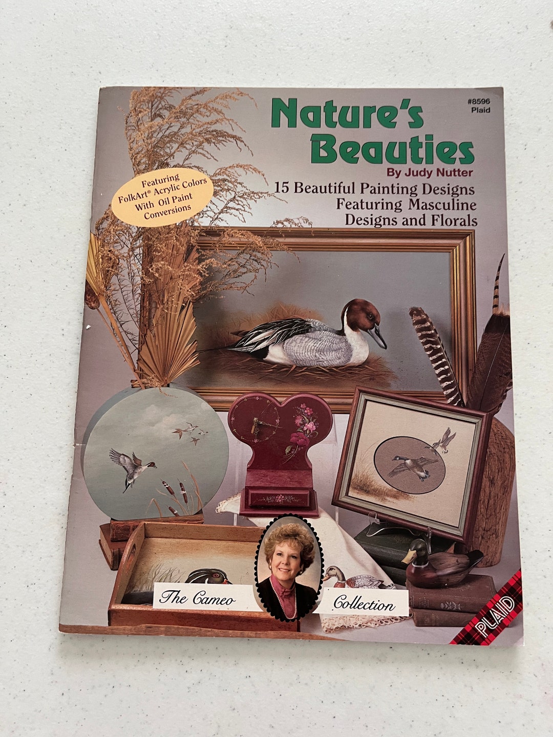 Vintage 1992 Natures Beauties, Painting Book, 15 Designs, Masculine ...