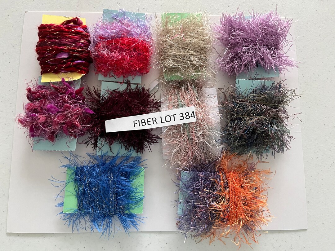 Eyelash Fun Yarn, 50 Yards, 10 Colors, Fiber Arts, Weaving, Journal ...