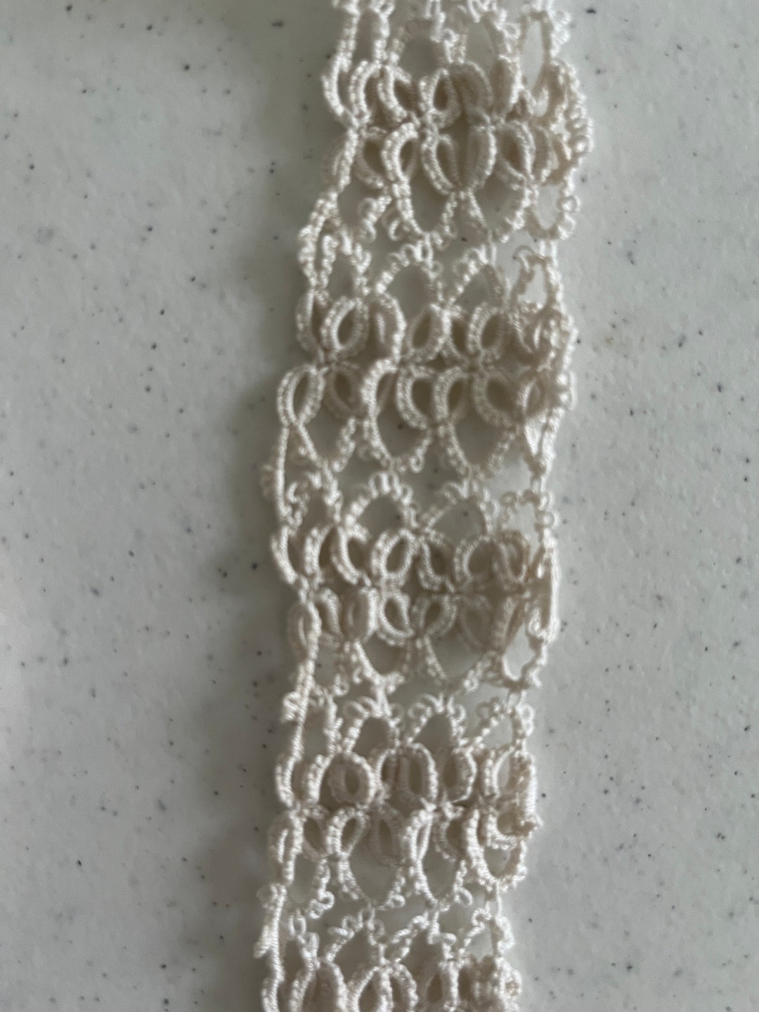 4 Yards Vintage, Hand Tatted Trim, Ecru Color - Etsy