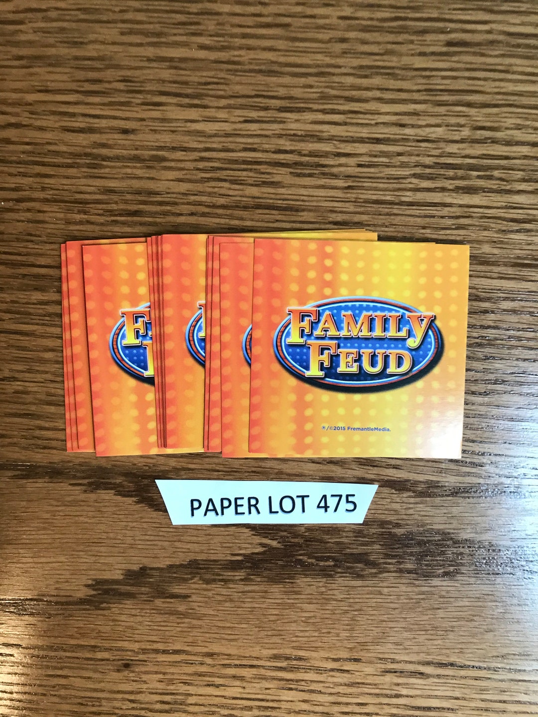 25 Family Feud Game Cards Junk Journals Crafting Cards - Etsy