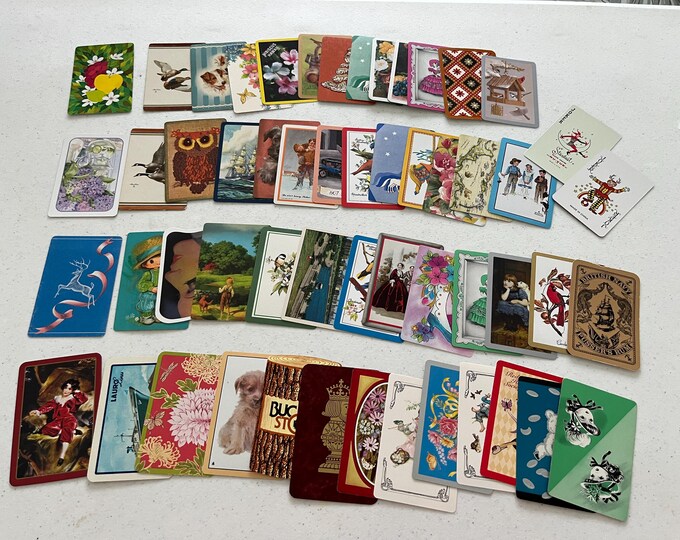 54 Game Cards, 4 Suits, Plus Jokers, All Different Cards, Vintage to ...