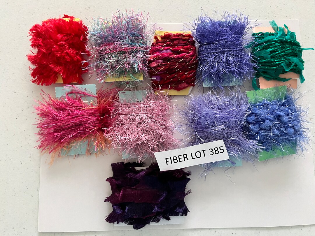 Eyelash Fun Yarn, 50 Yards, 10 Colors, Fiber Arts, Weaving, Journal ...