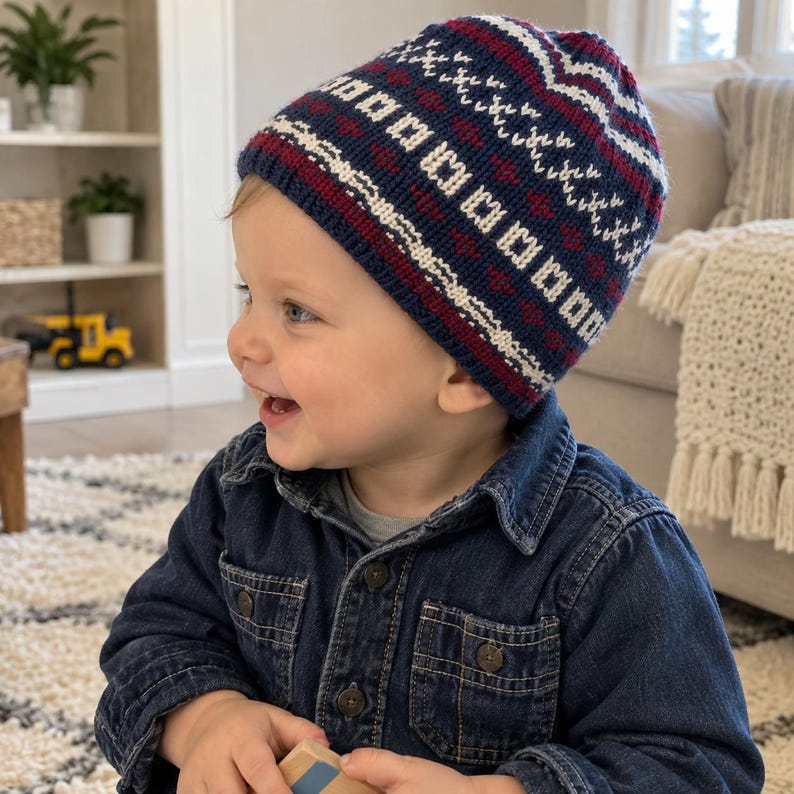 Baby Hat Knitting Pattern | Baby Beanie Pattern | Knit Baby Hat PDF ...