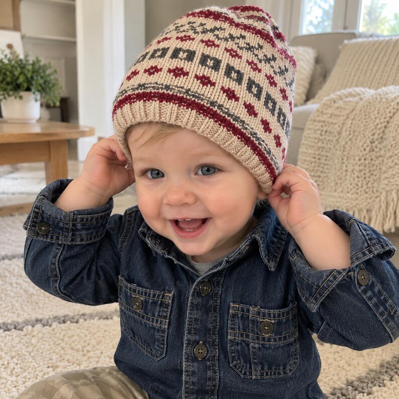 Baby Hat Knitting Pattern | Baby Beanie Pattern | Knit Baby Hat PDF ...