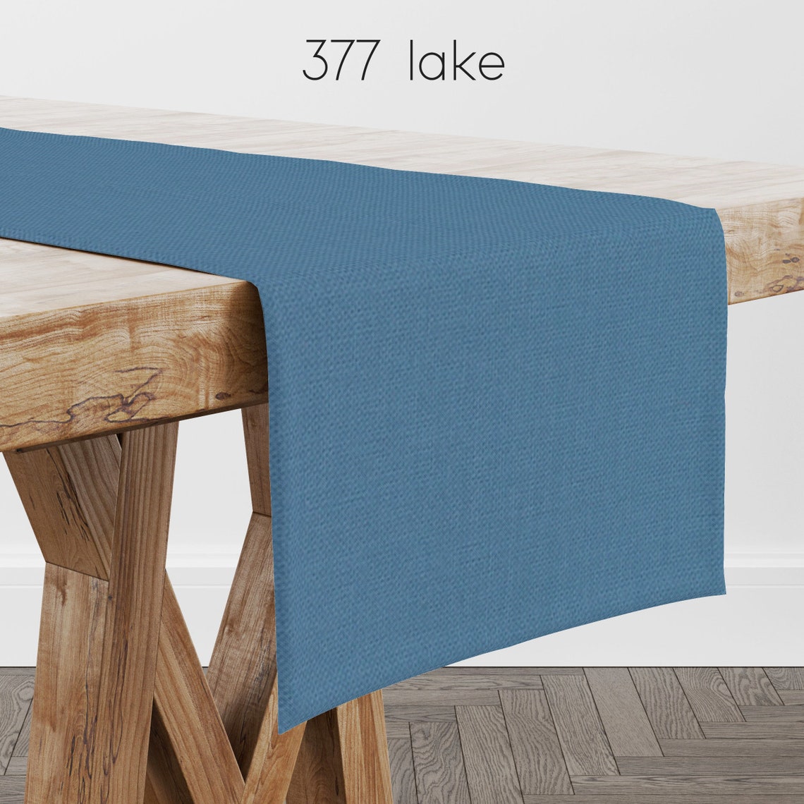 Solid Blue Table Runners Dark Navy Light Medium Blue USA - Etsy