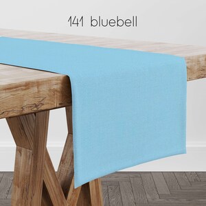 Solid Blue Table Runners Dark Navy Light Medium Blue USA Handmade ...