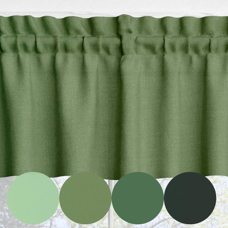 Green Valance - Etsy