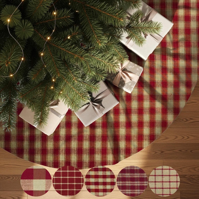 Skirts Red Plaid Skirt Mini - Etsy