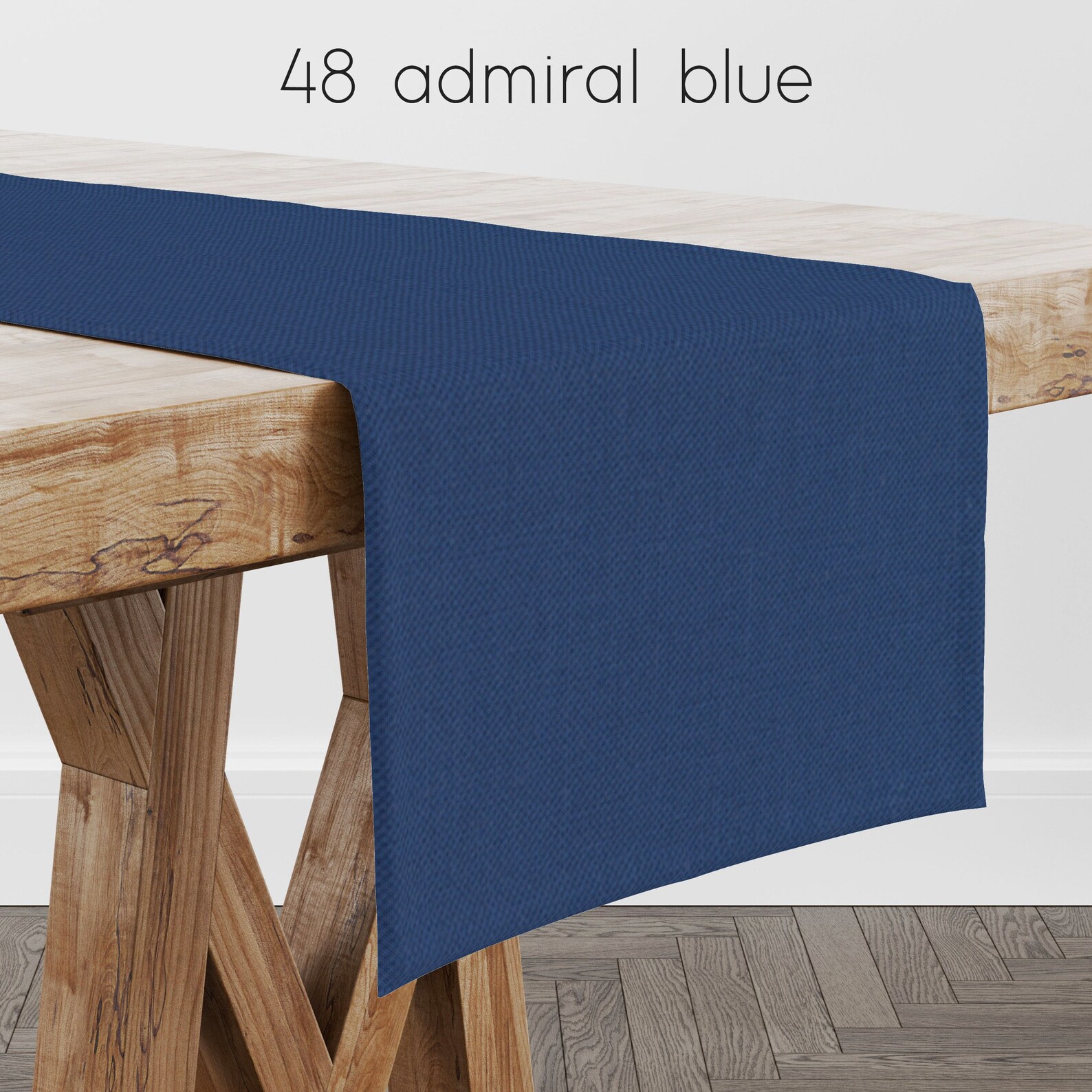 Solid Blue Table Runners Dark Navy Light Medium Blue USA - Etsy