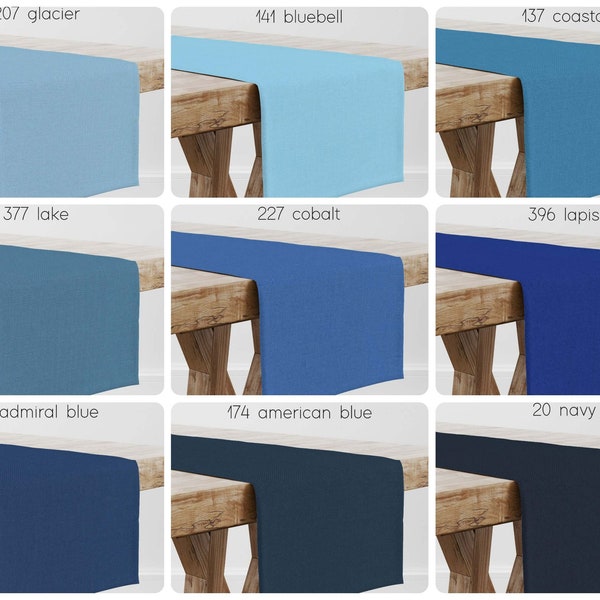 Navy Table Runner - Etsy