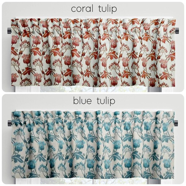 Coral Valance - Etsy