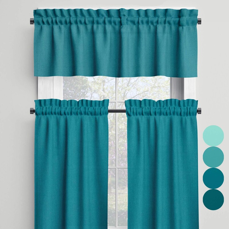 Aqua Curtains - Etsy