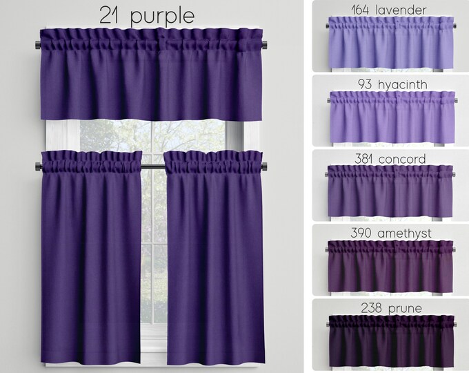 Lavender Valance. Lavender Damask Valance.lavender & White. Custom ...
