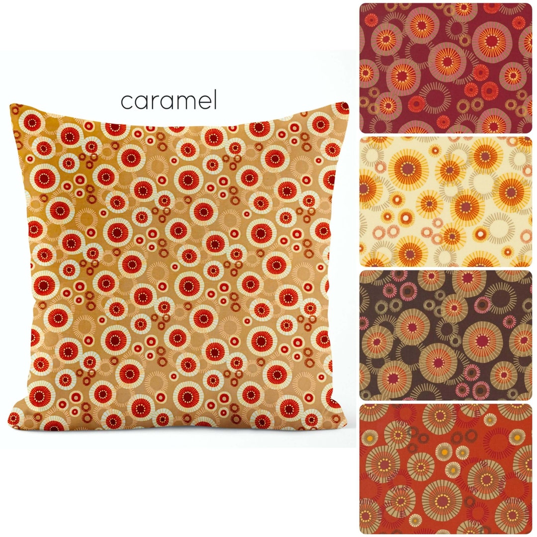 Modern Pillow Covers Decorative Fall Autumn Colors Decor 12 14 16 18 20 ...