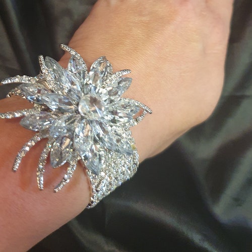 Vintage Inspired Crystal Wrist Corsage for Prom or Wedding by - Etsy