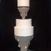 Crystal Wedding Cake Stand 2 Tier Set Premium Crystal Light up Cake ...