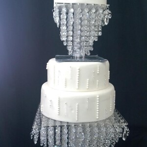 Square Crystal Cake Stand , Premium Glass Crystal - Various Sizes ...