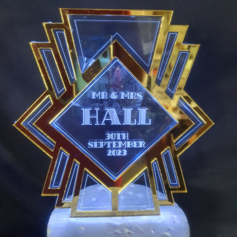 Light up Cake Topper - Etsy