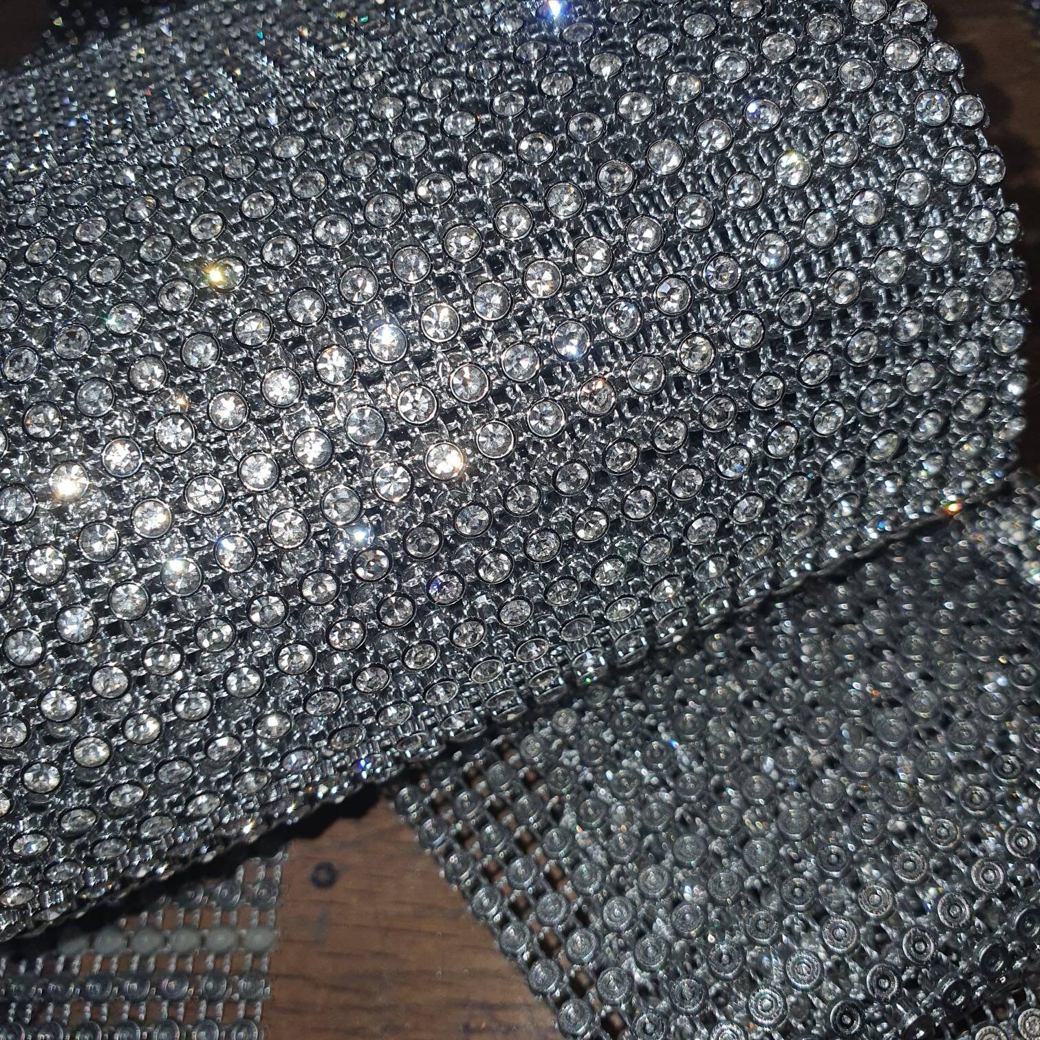 Crystal Diamante Rhinestone Ribbon Flexible Trim for Cakes AB | Etsy