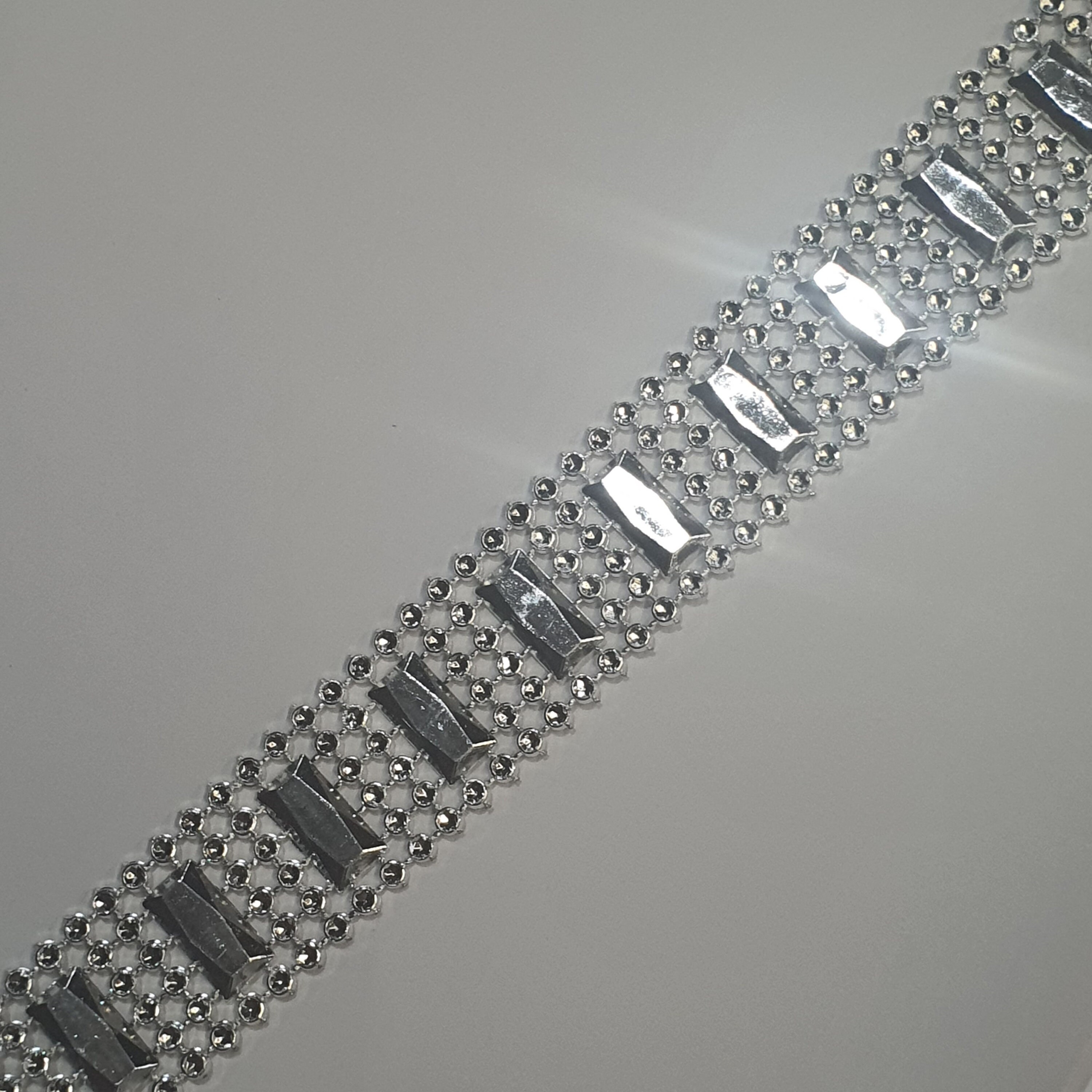 Diamante & Rectangle Design Cake Trim 1 Metre | Etsy