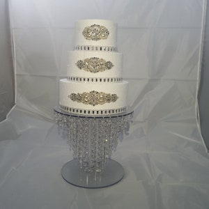 Cake Stand Chandelier Cake Stand Crystal Cake Stand Wedding Cake Stand ...
