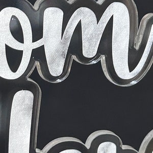 Marble Cake Topper, Personalized Cake Topper, Marble Effect Topper ...