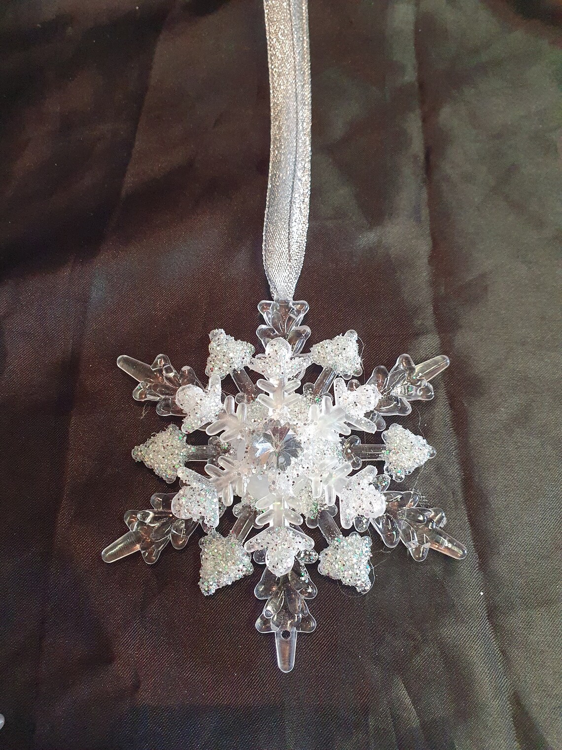 Snowflake Hanging Bouquet Winter Wedding Accessory | Etsy