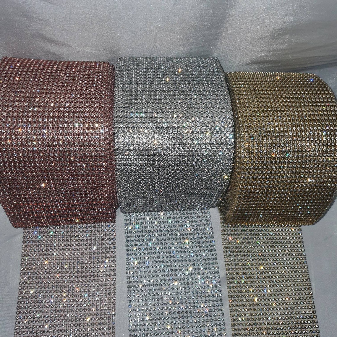 Crystal Diamante Rhinestone Ribbon Flexible Trim for Cakes AB - Etsy