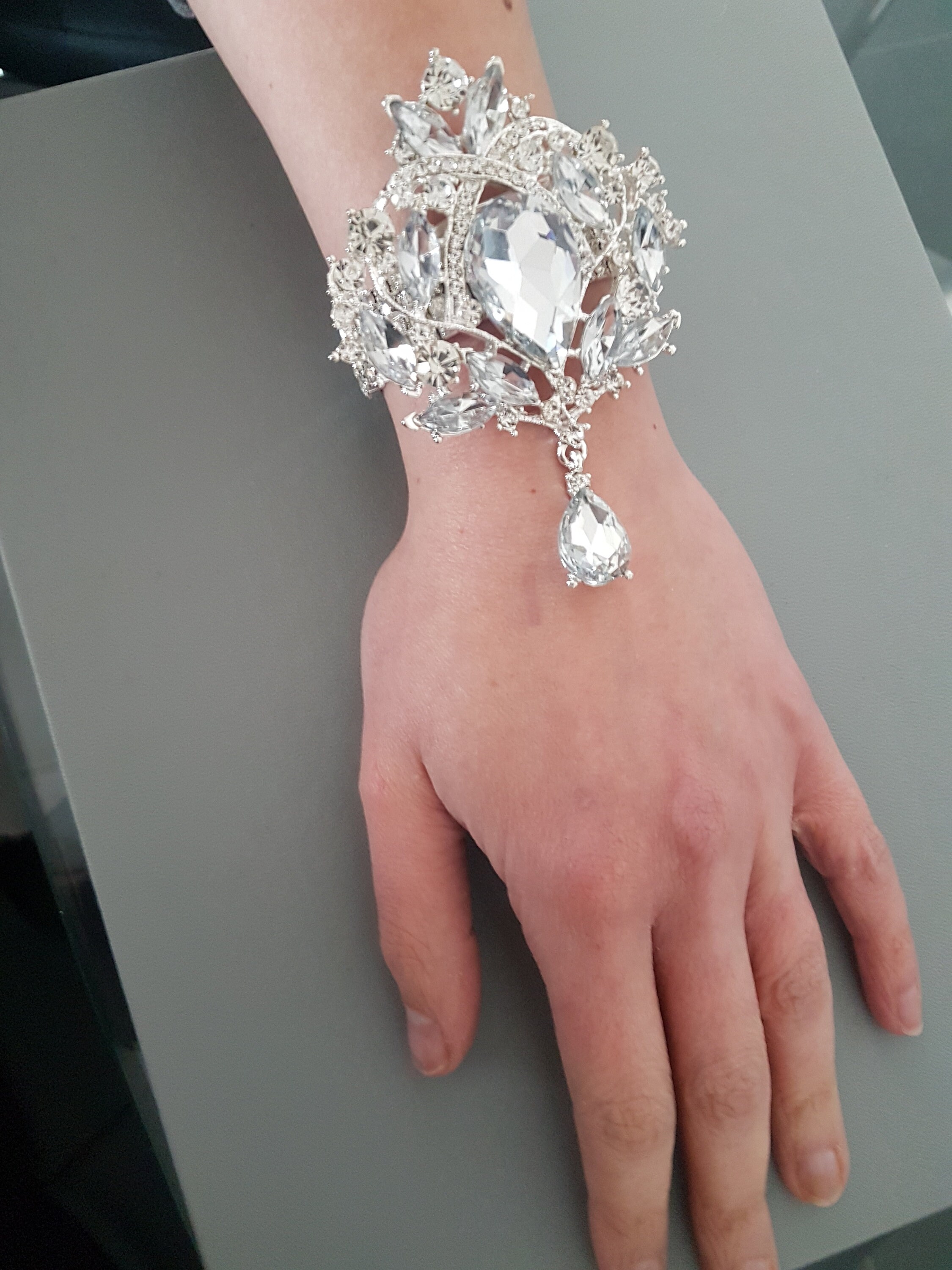 Vintage Inspired Crystal Wrist Corsage for Prom or Wedding by - Etsy UK