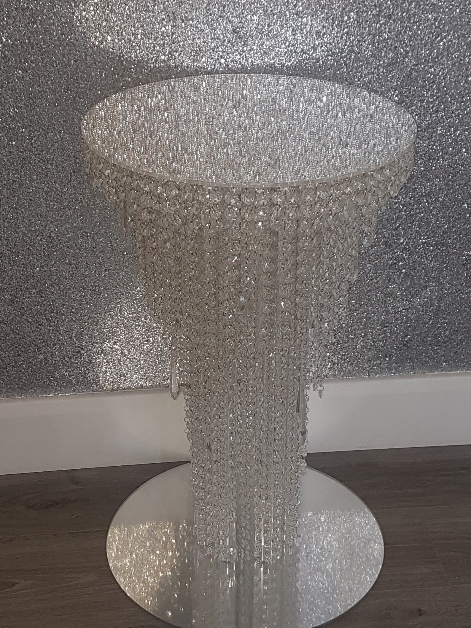Crystal Wedding Cake Table. Cake Stand Chandelier Style Table - Etsy UK
