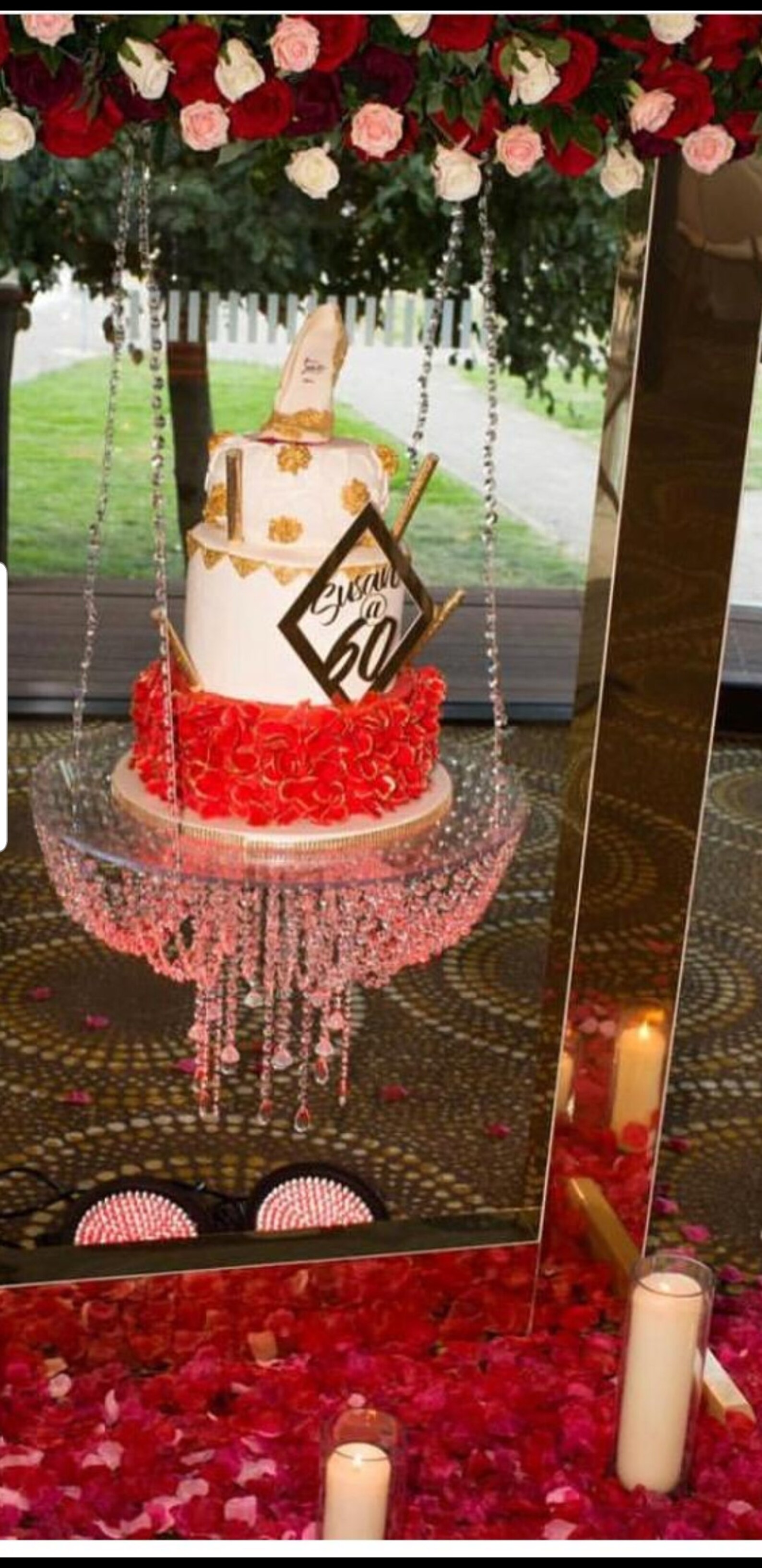 Suspended Cake Platform Cake Swing clear Acrylic Cake - Etsy UK