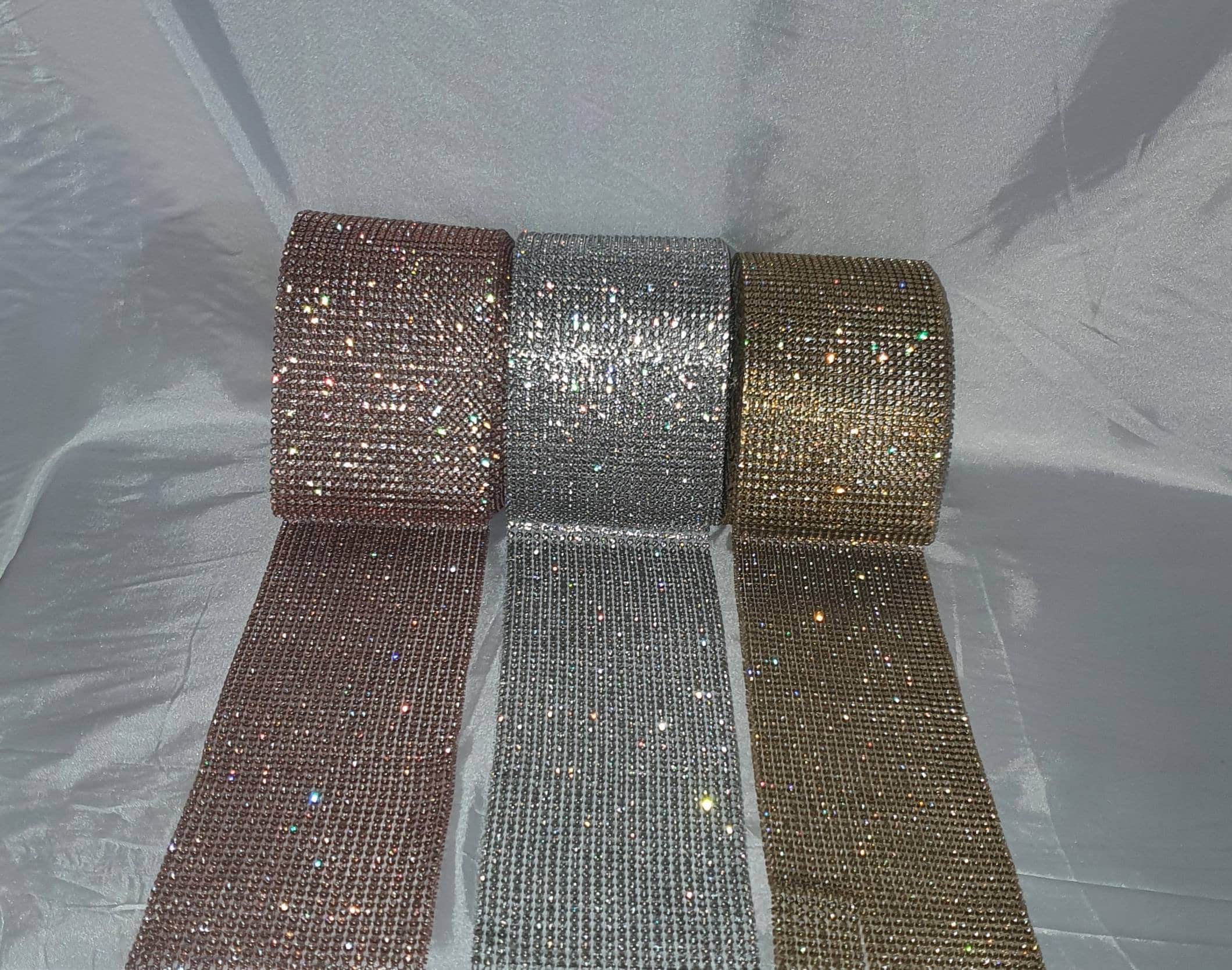 Crystal Diamante Rhinestone Ribbon Flexible Trim for Cakes AB | Etsy