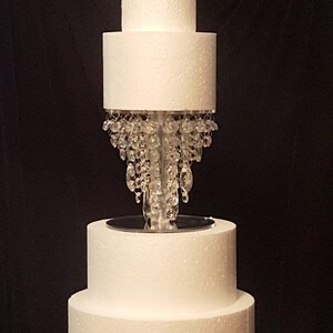Crystal Wedding Cake Stand 2 Tier Set Premium Crystal Light up Cake ...