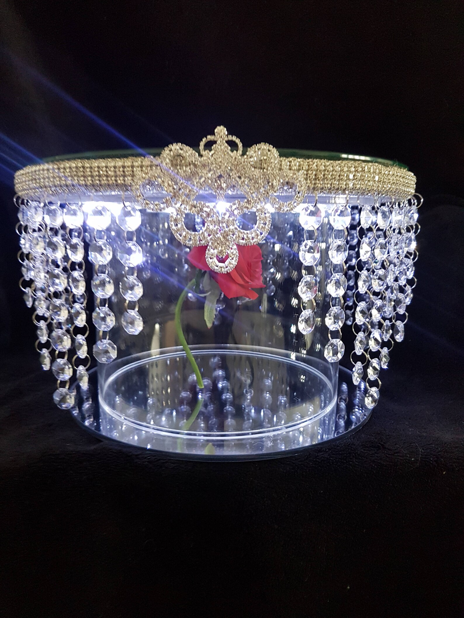 Cake Stand MAGICAL RED ROSE' Wedding Cake Divider Cake - Etsy