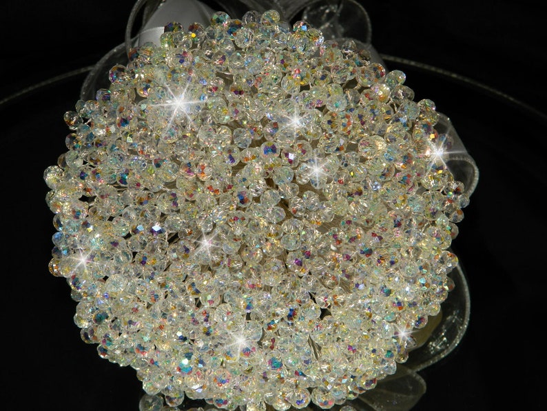 Crystal Bead Bouquet Bridal Wedding Flowers Brides Bouquet | Etsy