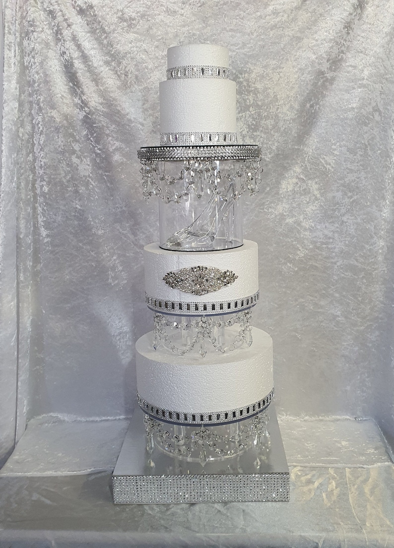 Glass Slipper Cake Divider Plus 2 Crystal Dividers Set of 3 | Etsy