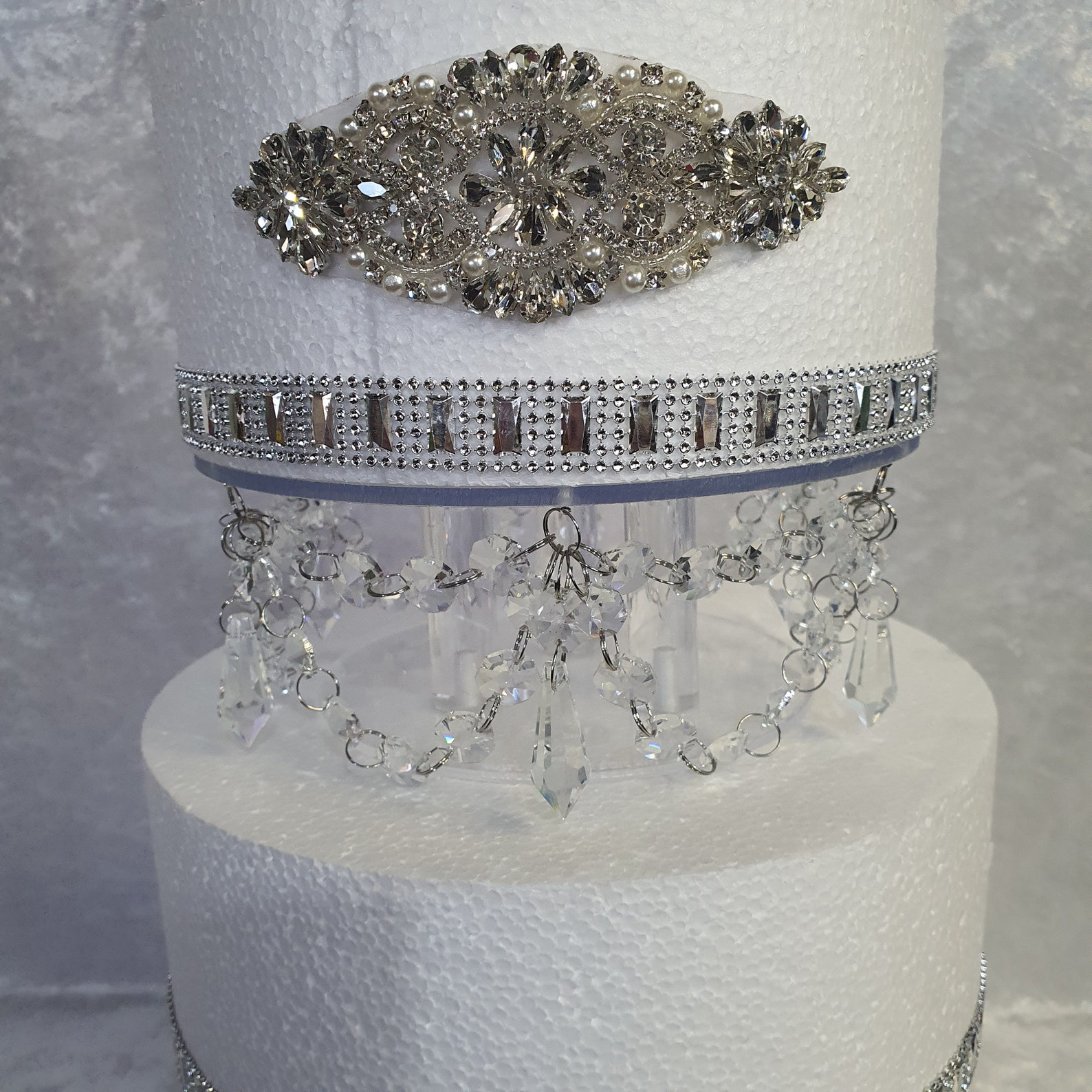 Glass Slipper Cake Divider Plus 2 Crystal Dividers Set of 3 | Etsy