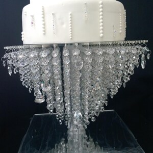 Square Crystal Cake Stand , Premium Glass Crystal - Various Sizes ...