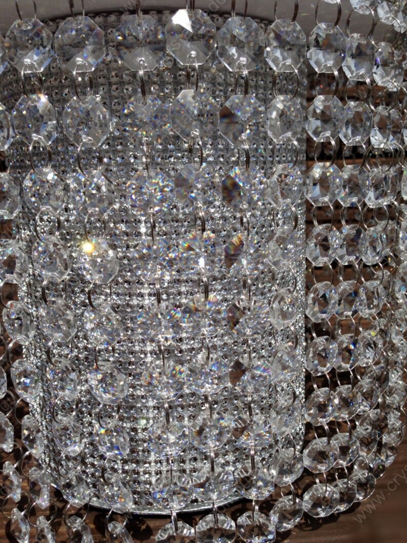 Wedding ACRYLIC Crystal Garland Centerpiece Decoration - Etsy UK