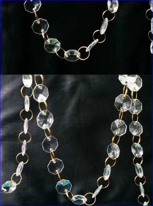 Wedding ACRYLIC Crystal Garland Centerpiece Decoration - Etsy UK