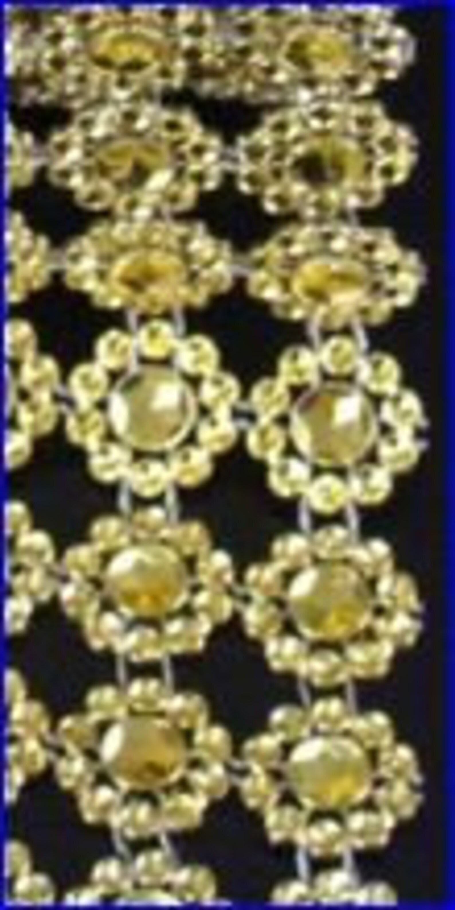 Diamante & Flower Design Cake Trim 1 Metre by Crystal Wedding - Etsy UK